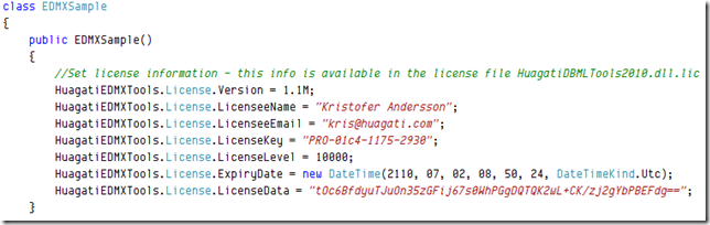 Kristoferas Blog Creating Or Modifying Entity Framework Edmx Files From Code An Introduction 2690
